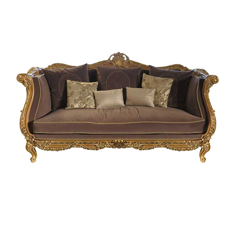 MEDEA SOFA CHAMPAGNE GOLD - shadeh luxury group